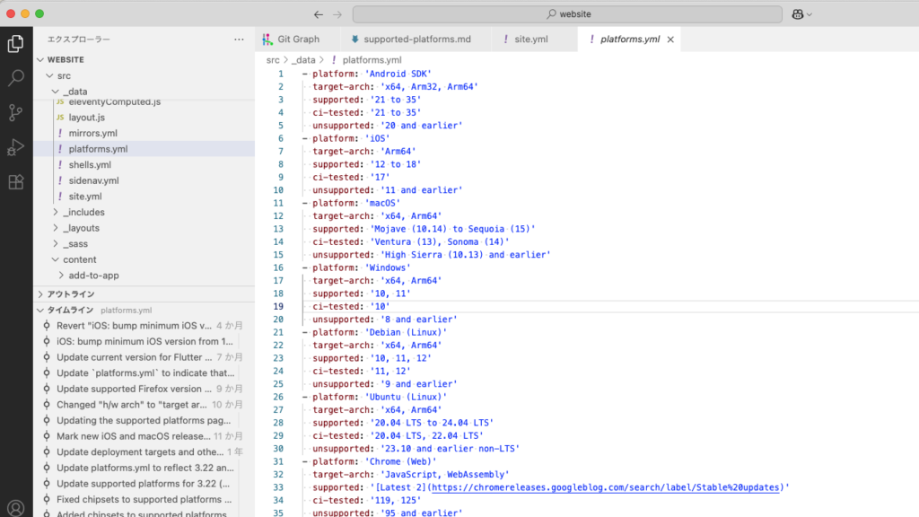 Flutterの各環境の対応SDK等、バージョンの調べかた | すぺきよのしくはっくブログ